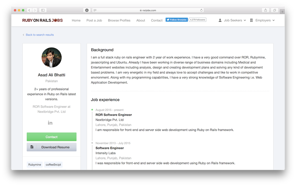 Candidate Profiles & Database – JobBoard.io